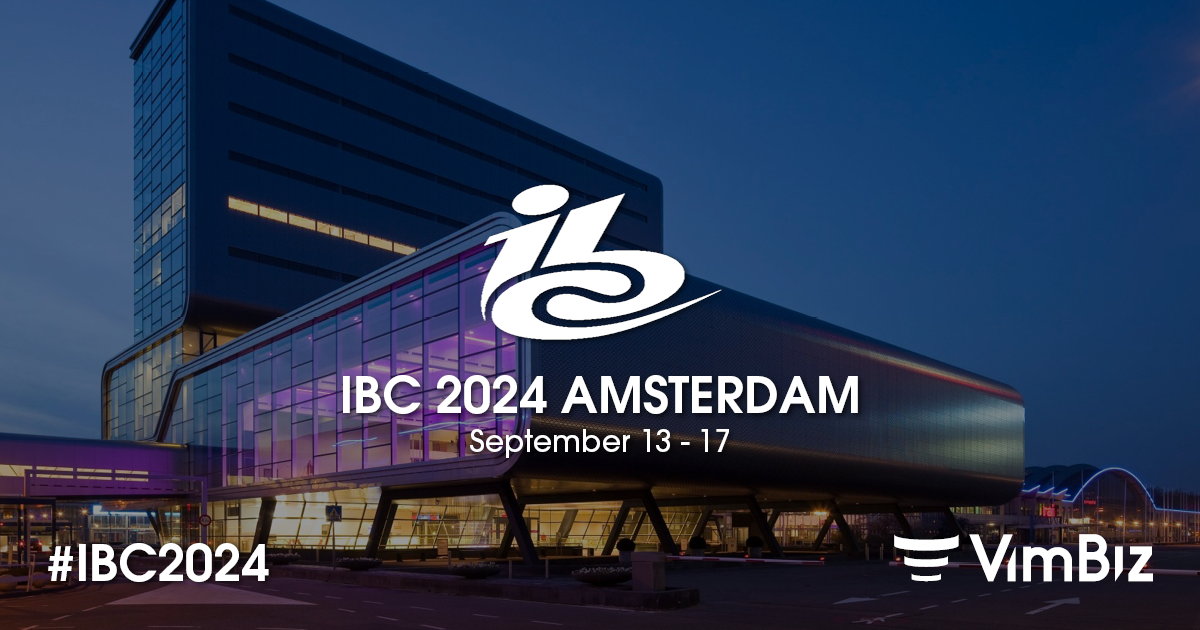 Visit VimBiz at IBC2024 Amsterdam